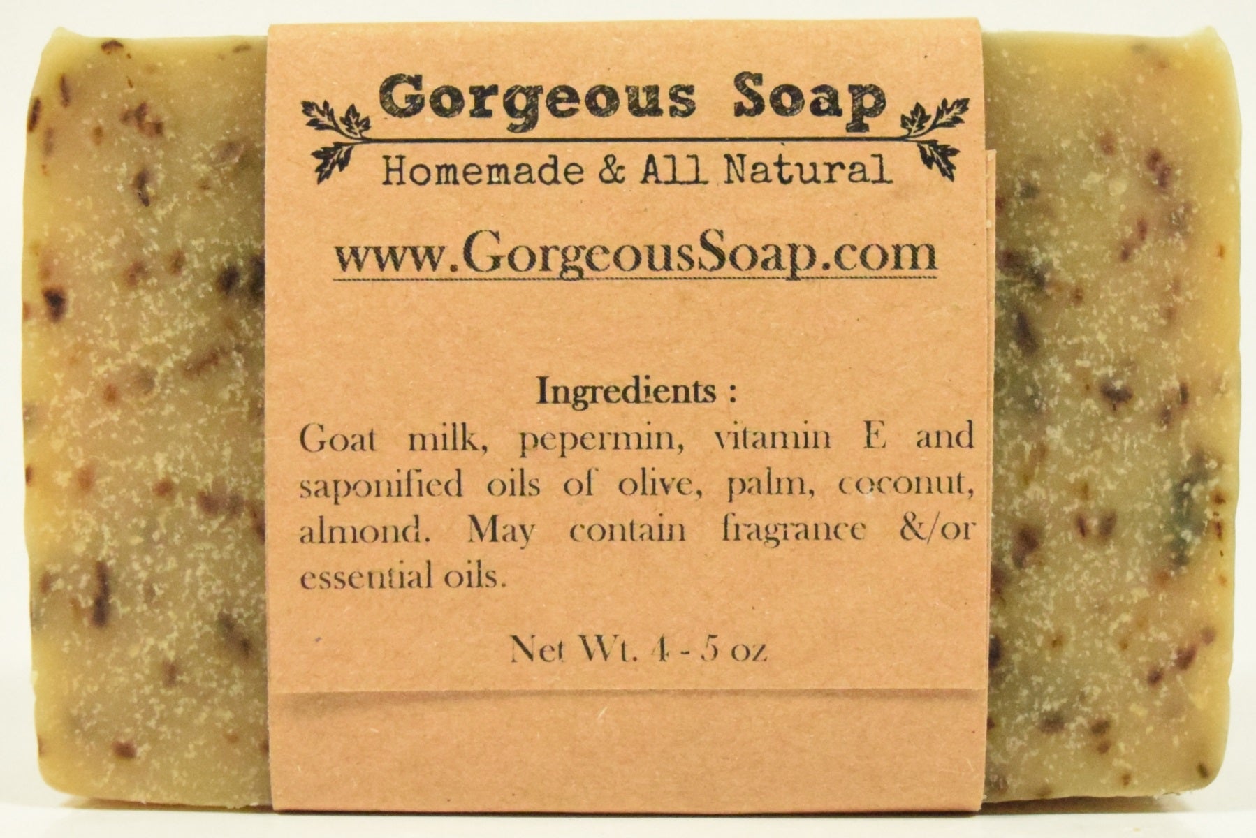 Peppermint Goat Milk Soap | Gorgeous Soap